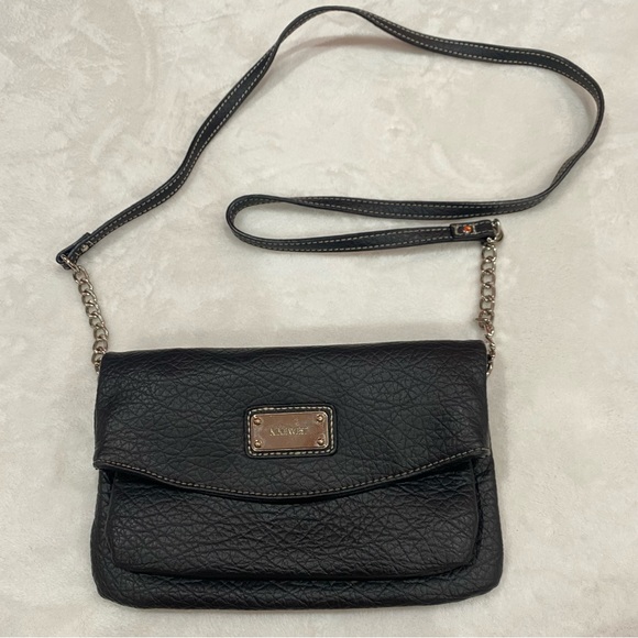 Nine West | Bags | Nine West Faux Leather Crossbody Bag Foldover Purse ...